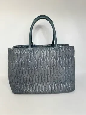 Miu Miu | Bags | Authentic Miu Miu Matelasse Leather Tote Bag | Poshmark
